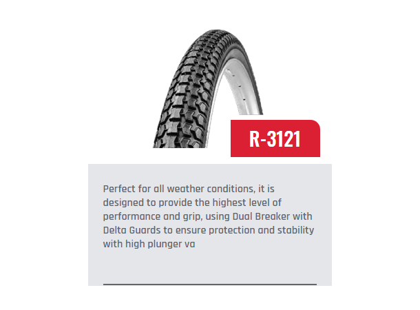 Ralson 26 x 1 1/2 x 2 Dekk Standard 54-584mm, sort m/hvit side - Deler