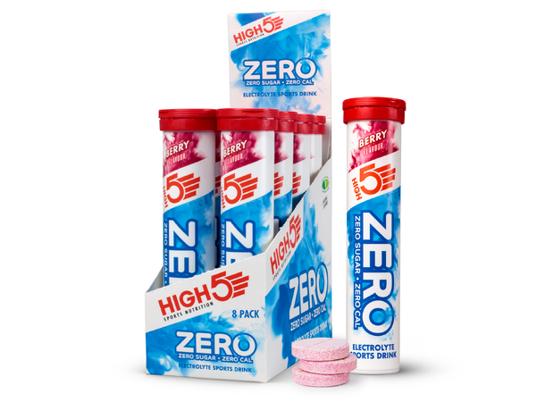 HIGH5 Zero Bær 8pk, 80gr - 20 tabletter - Deler